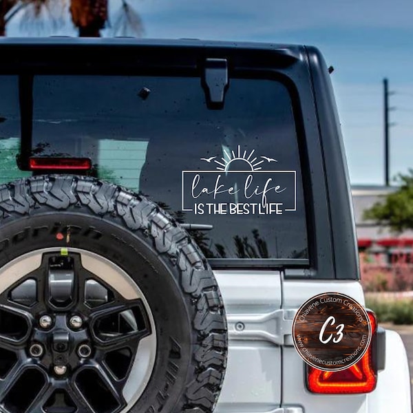 Lake Life Decal - Etsy