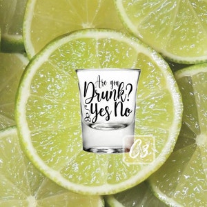 Funny Shot Glasses, Vinyl Decal Glass, Shot Glass Gifts, Decal ...