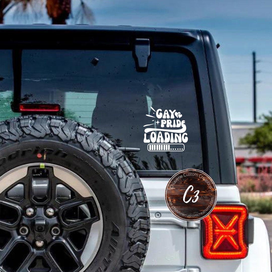 Gay Pride Loading Decal/pride Decal/car Decal - Etsy