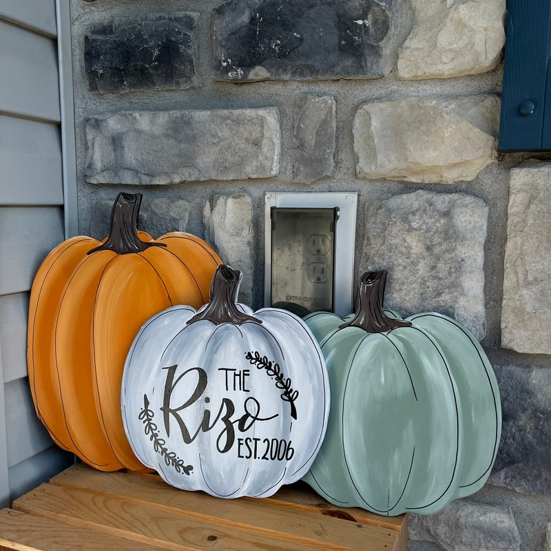 Wooden Pumpkin Porch - Etsy