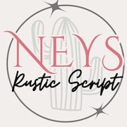 NeysRusticScript - Etsy