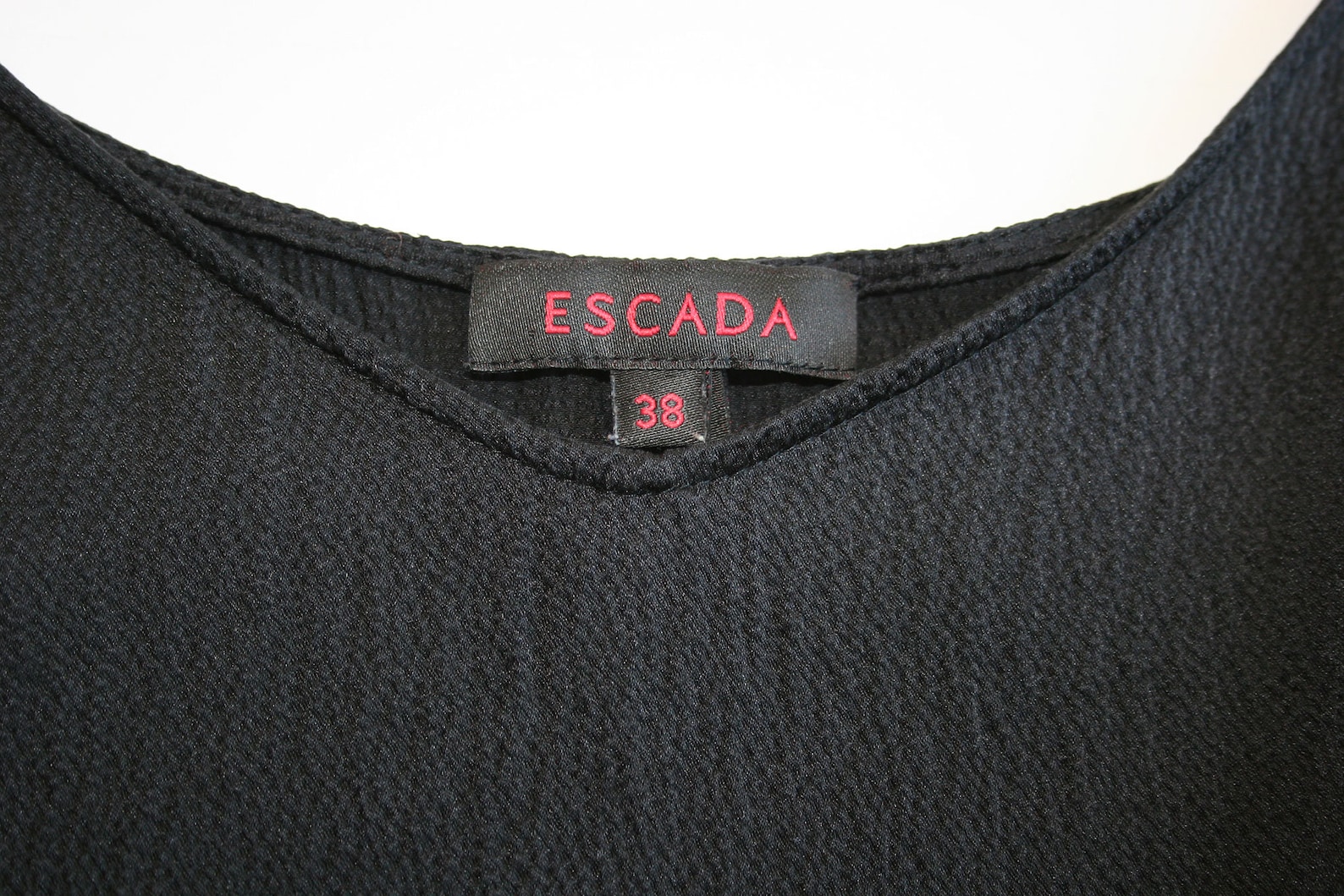 Escada Silk Blouse Designer Silk Blouse Black Tank Silk - Etsy