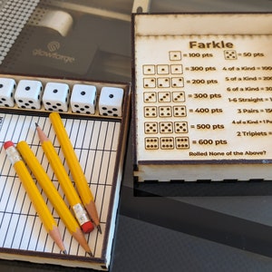 Travel Farkle Box - (download SVG ONLY) - Etsy