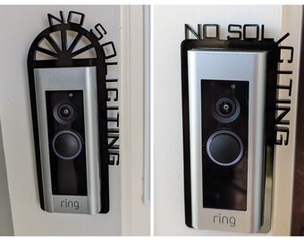 No Soliciting Sign do Not Knock or Ring the Doorbell Sign - Etsy