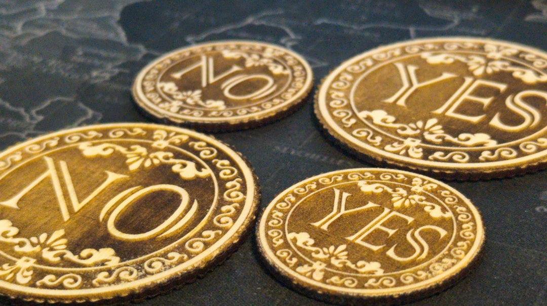 Decision Coin YES/NO (SVG - Download Only ) - Etsy