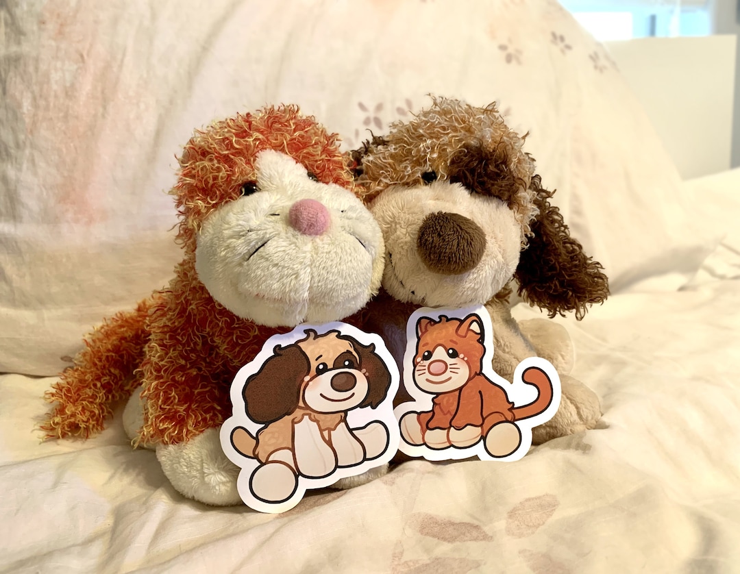 Webkinz Stickers! Cheeky Cat + Cheeky Dog - Etsy
