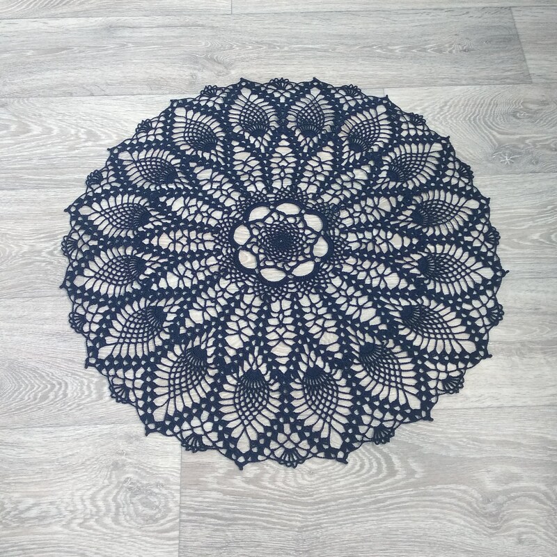 Blue Doilies - Etsy