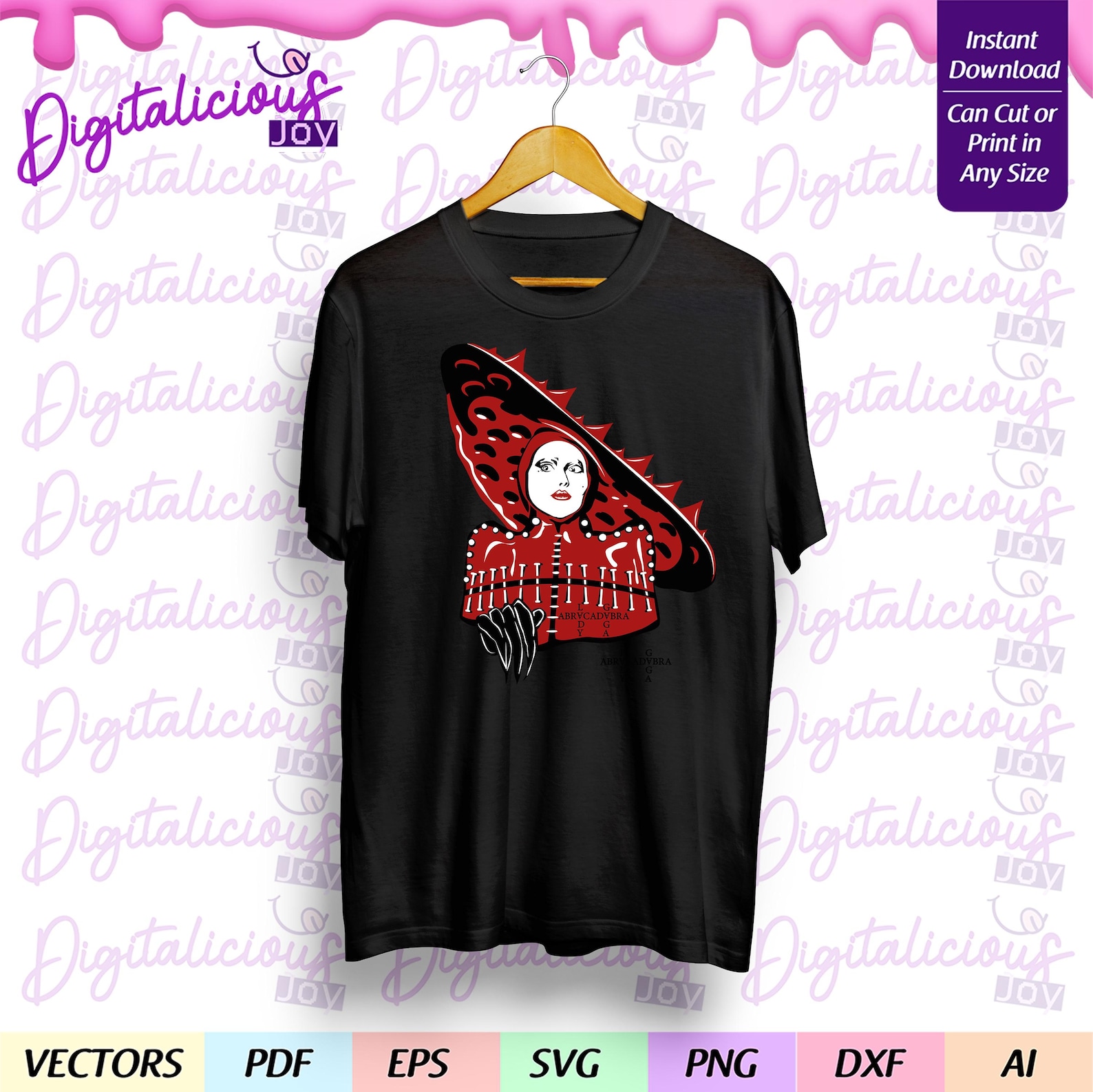 MOTHER MONSTER Svg Vector Files Mayhem Lady Gaga Fanart Abracadabra ...