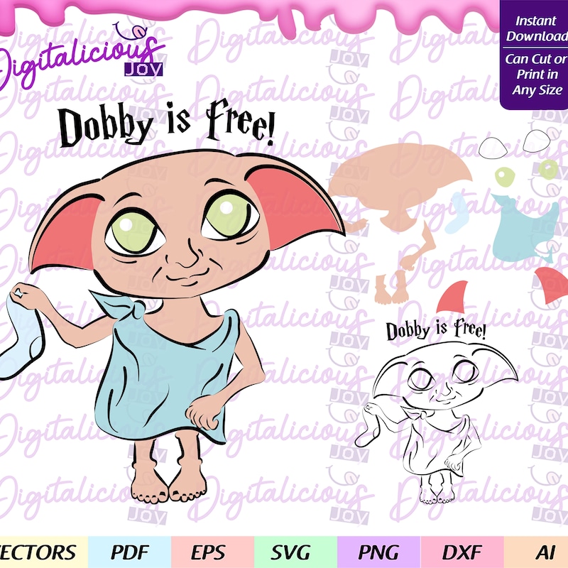 Dobby Svg - Etsy