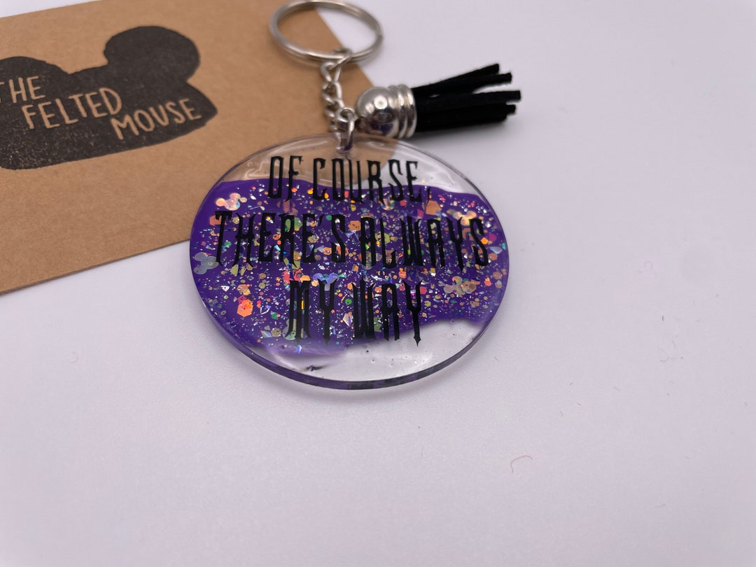 Disney’s Haunted Mansion | Inspired Keyring | Handmade | Gift | Unique ...