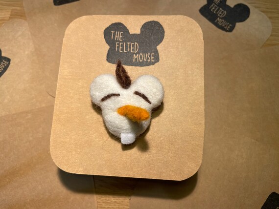 Disneys Frozen Olaf Mickey Mouse Inspired Needle Felted | Etsy
