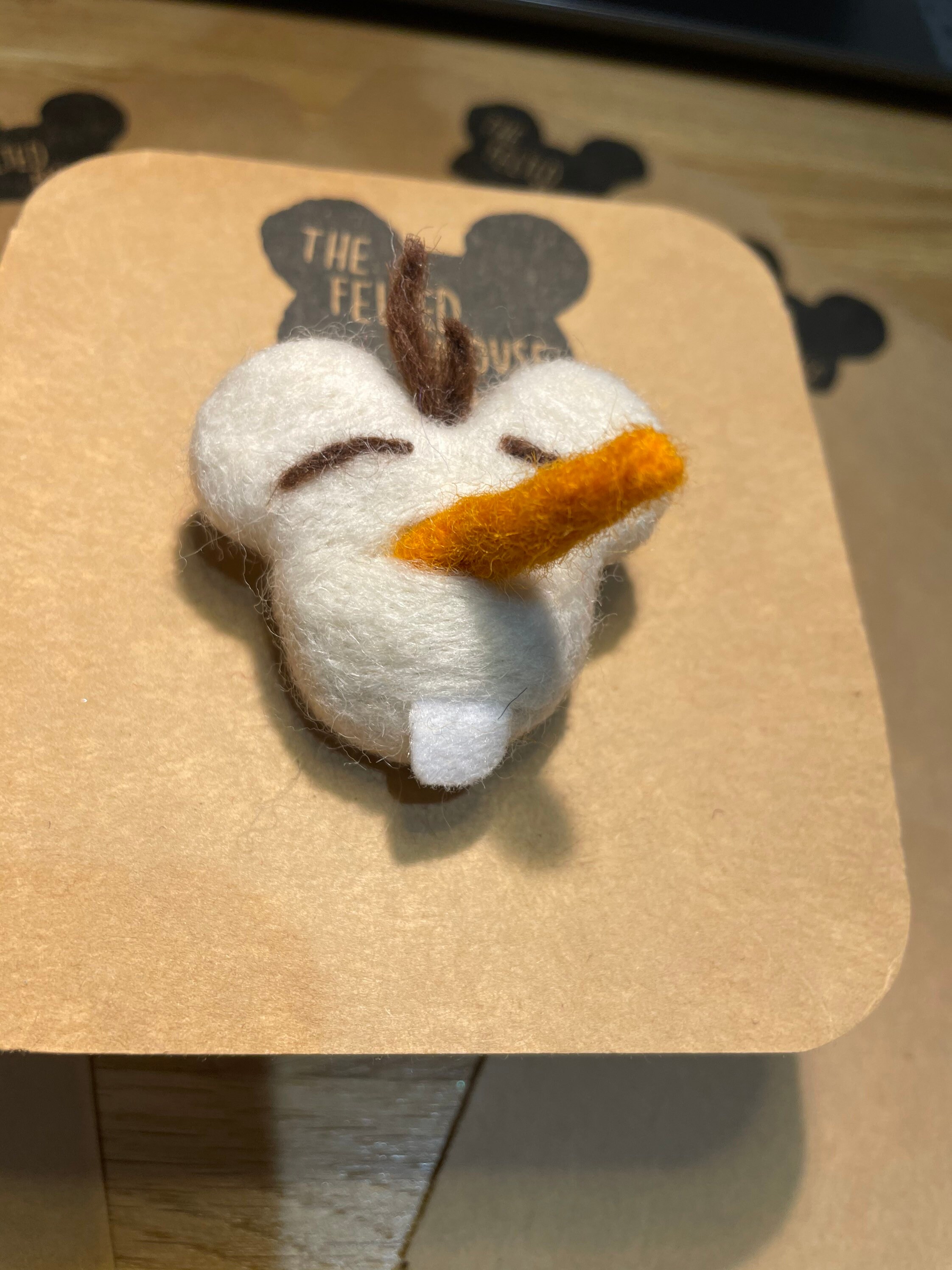 Disneys Frozen Olaf Mickey Mouse Inspired Needle Felted | Etsy UK