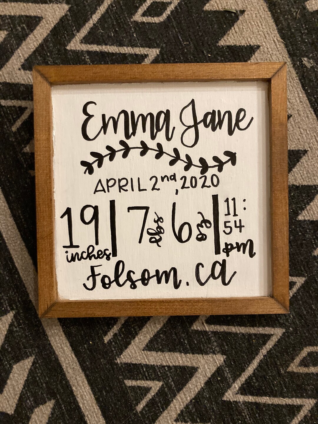Birth Stat Sign - Etsy