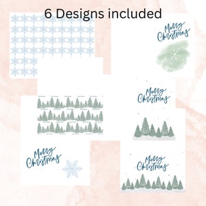 Printable Christmas Cards, Digital Print Christmas Cards - Etsy