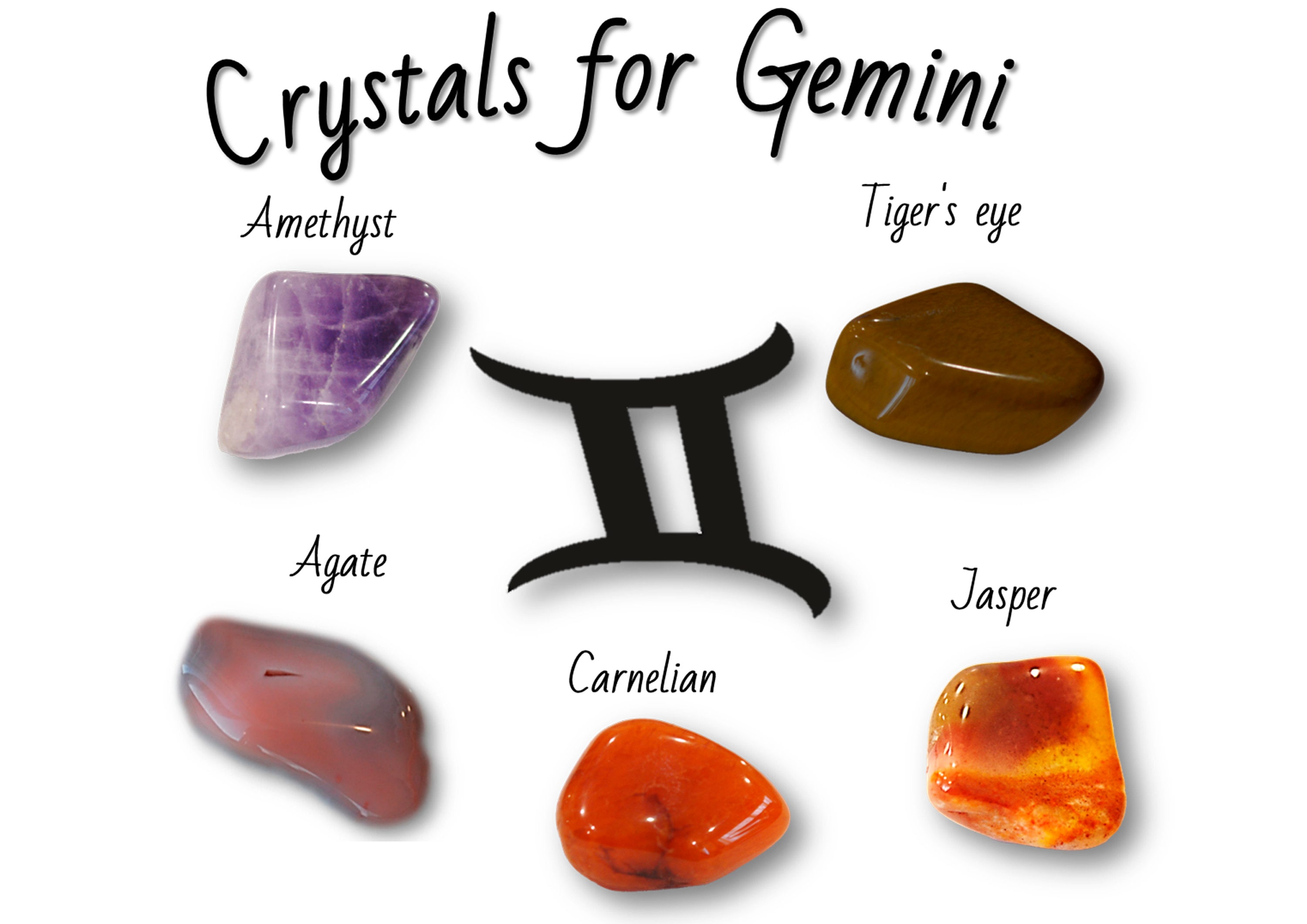 Crystal Set Gemini Birthstones | Etsy Crystal Set Gemini Birthstones | Etsy