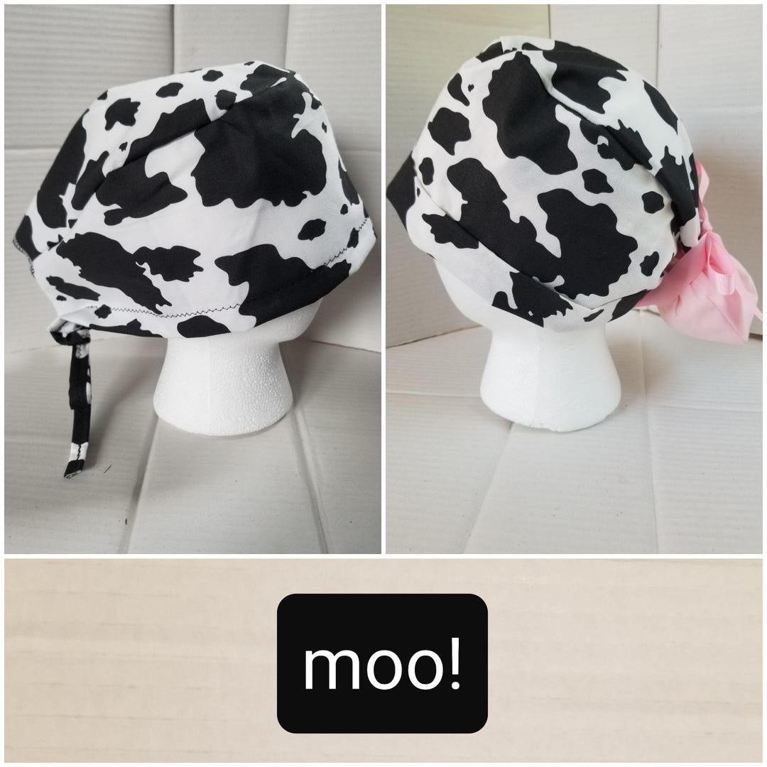 Cow Print Hats - Etsy