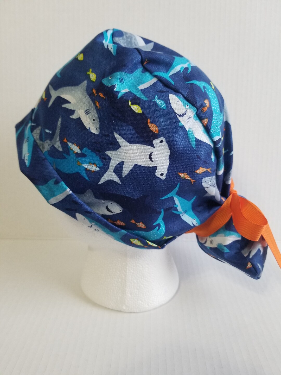 Happy Sharks Ponytail Hat - Etsy
