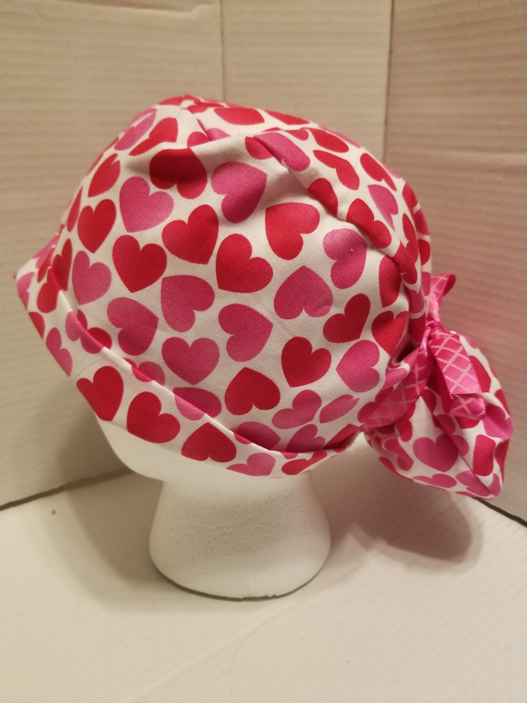 Red Heart Pony Tail Hat - Etsy