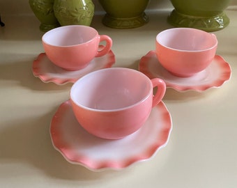 Hazel Atlas Pink - Etsy