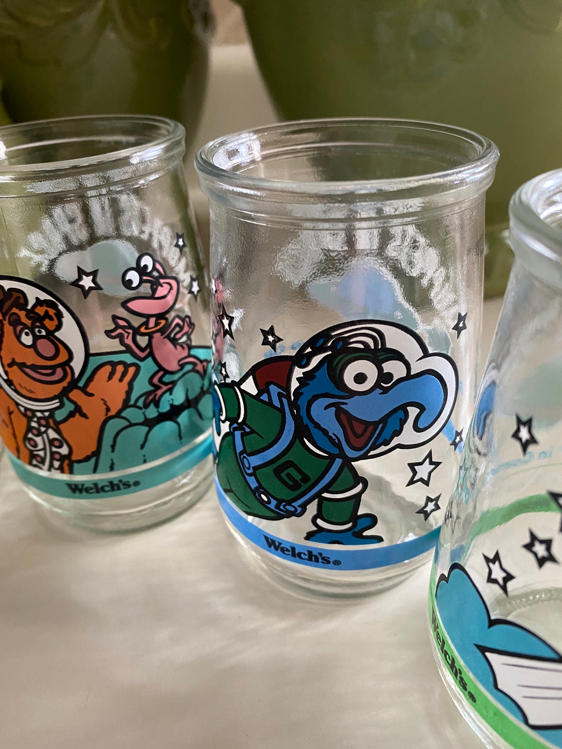 Welch's Vintage Muppets Glasses - Set of Six - Etsy