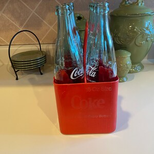 Coke Bottles in Holder Vintage - Etsy