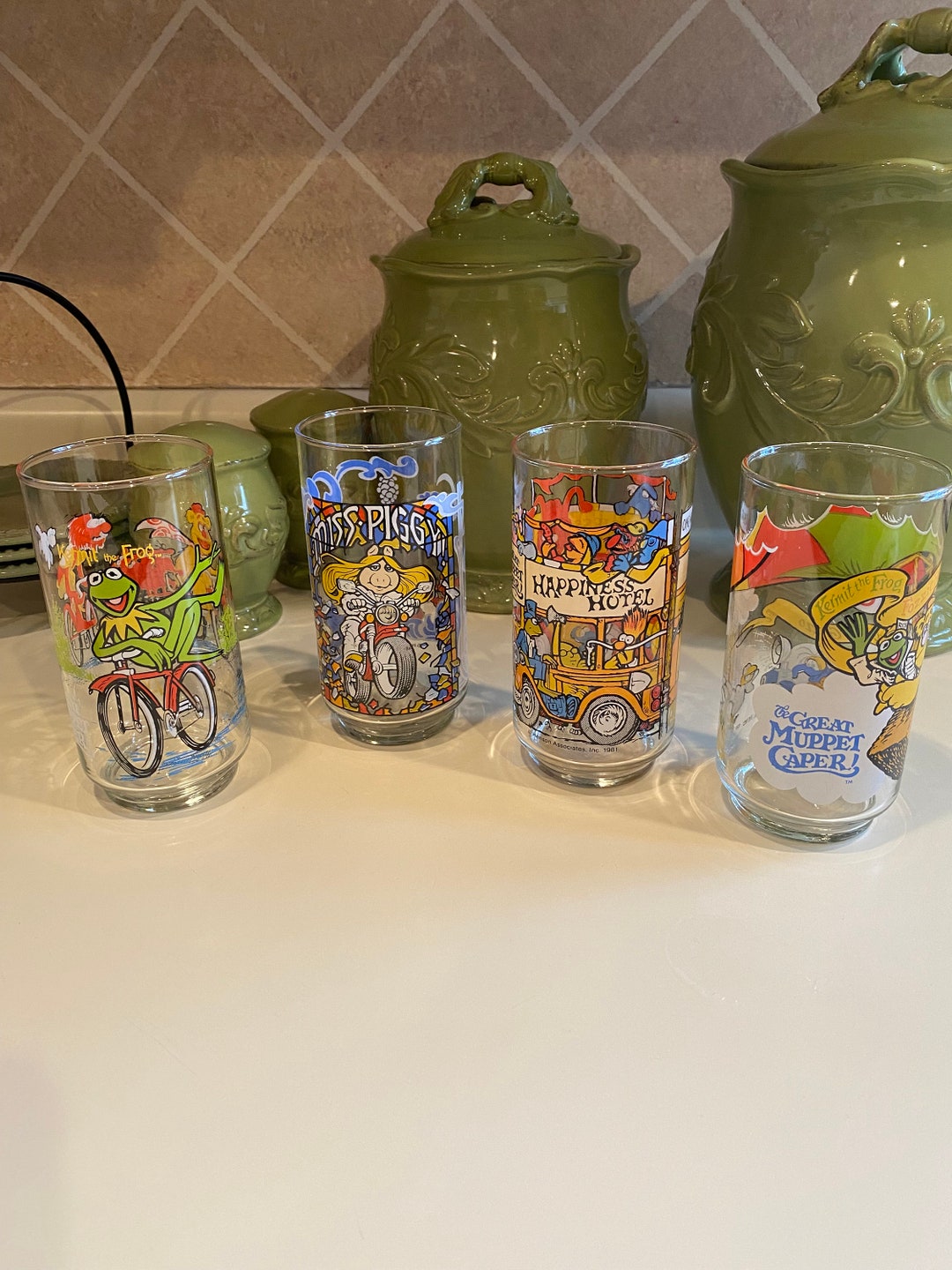 The Muppets Mcdonalds Vintage Glasses - Set of 4 - Etsy