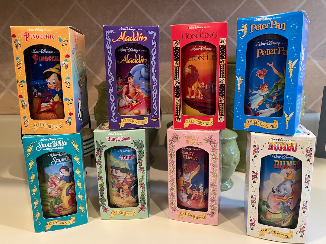 Walt Disney Burger King 1994 Collector Vintage Cups - Complete 1st ...