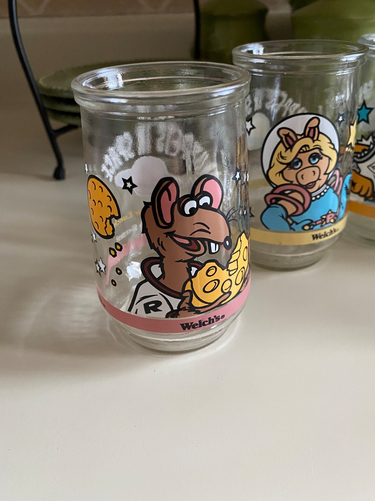 Welch's Vintage Muppets Glasses - Set of Six - Etsy
