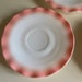 Hazel Atlas Pink Crinoline China Set Saucers Only Vintage - Etsy