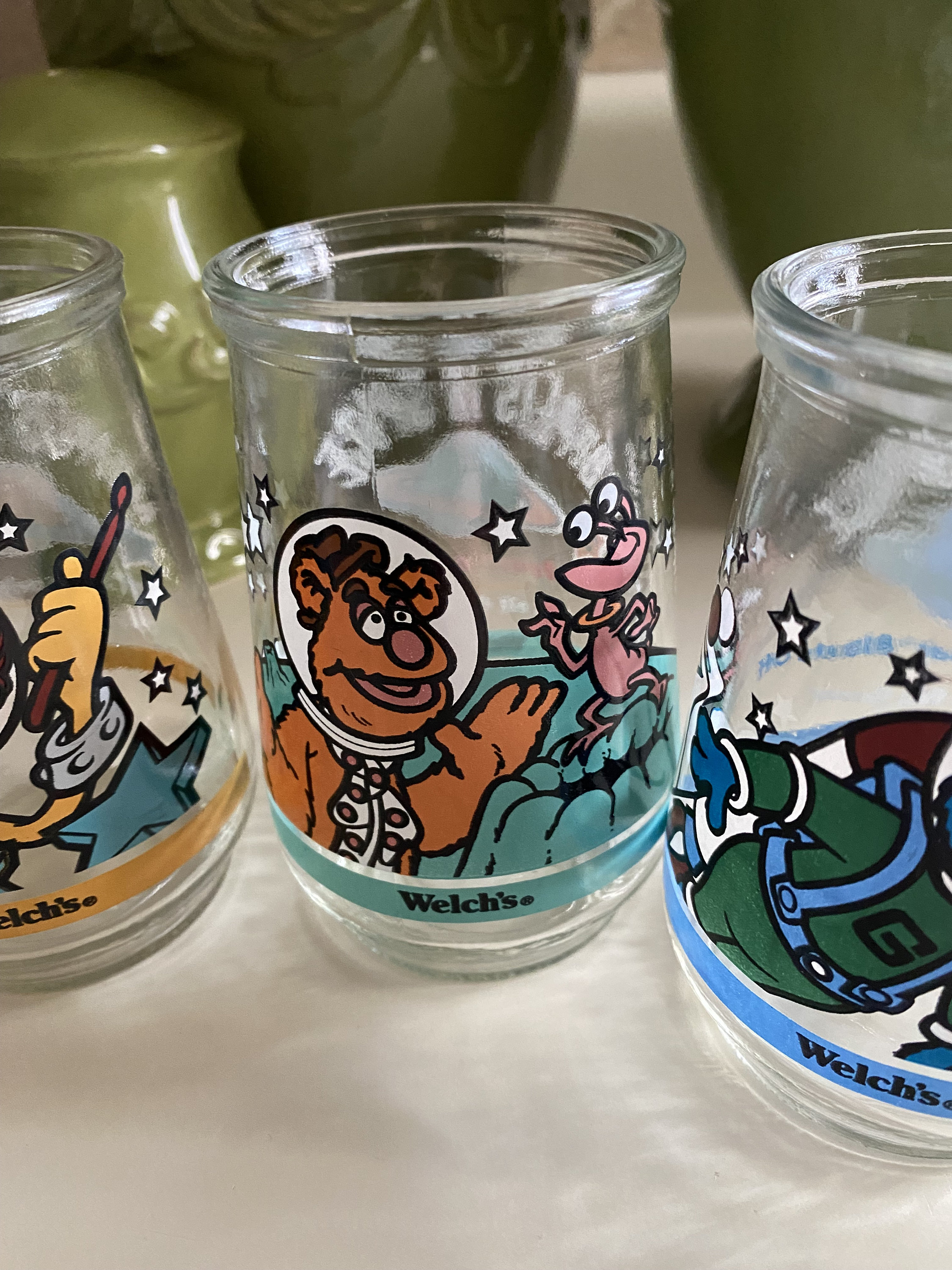 Welch's Vintage Muppets Glasses - Set of Six - Etsy