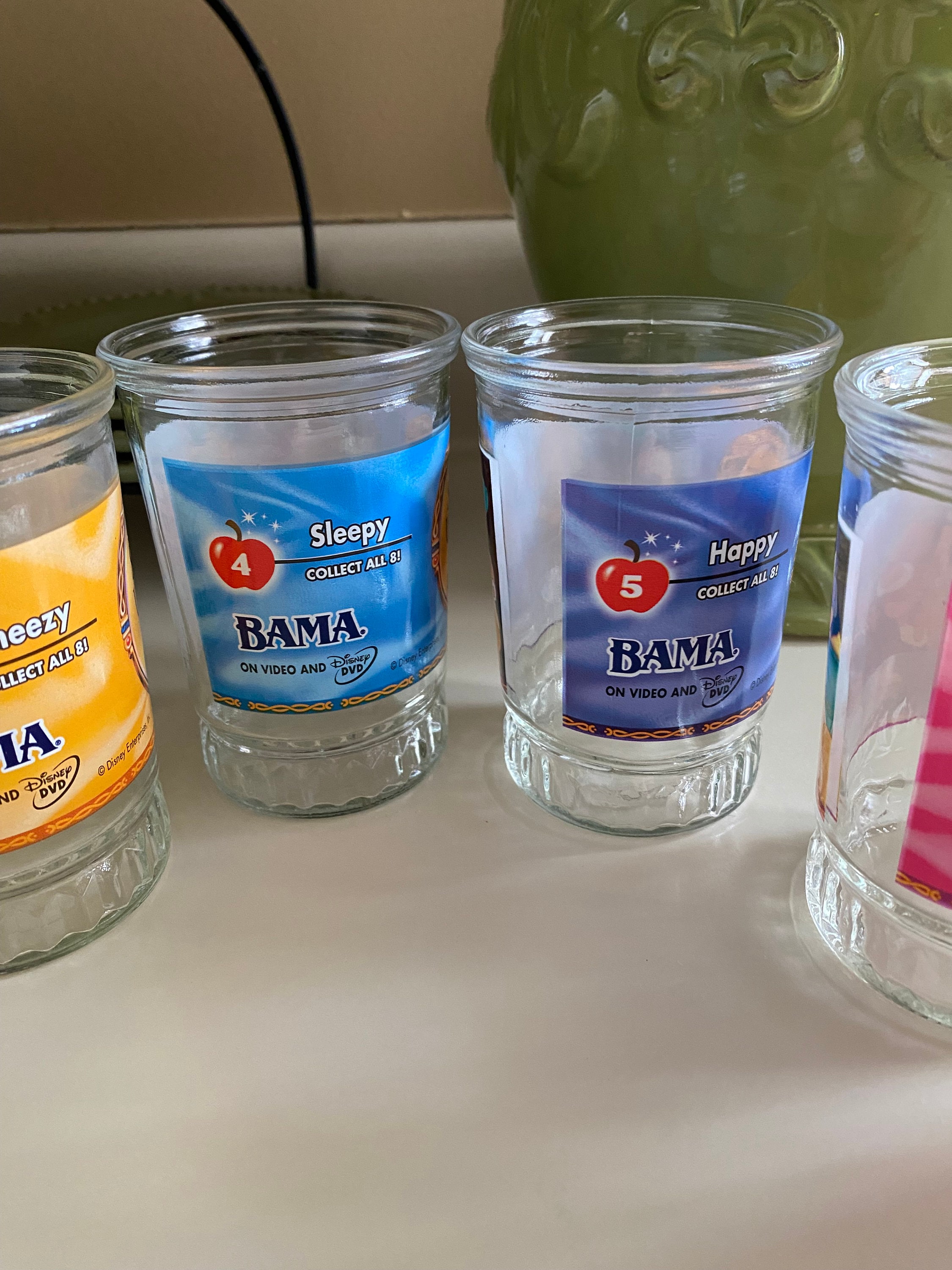 Walt Disney Snow White and the 7 Dwarfs BAMA Glasses - Complete Set ...