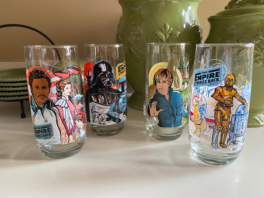 Star Wars Burger King 1980 Empire Strikes Back- Set of 4 - Etsy