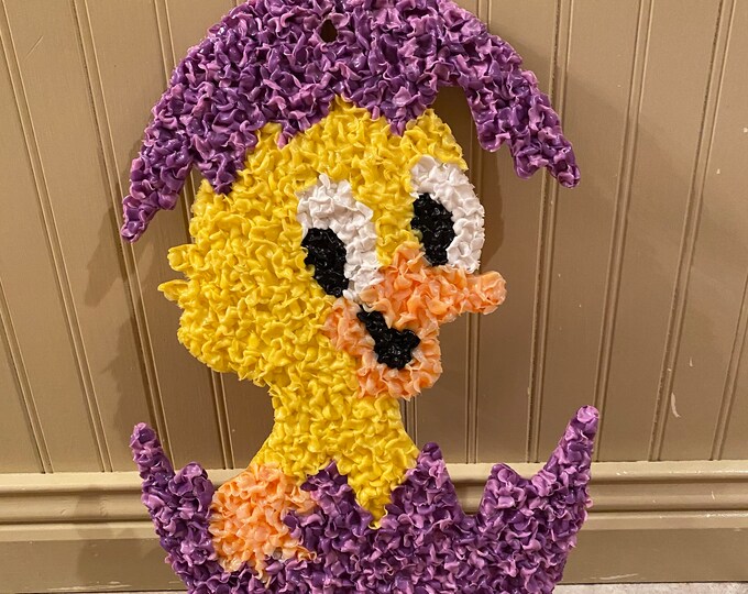 Duck in a Purple Egg Vintage Popcorn Plastic Decoration - Etsy