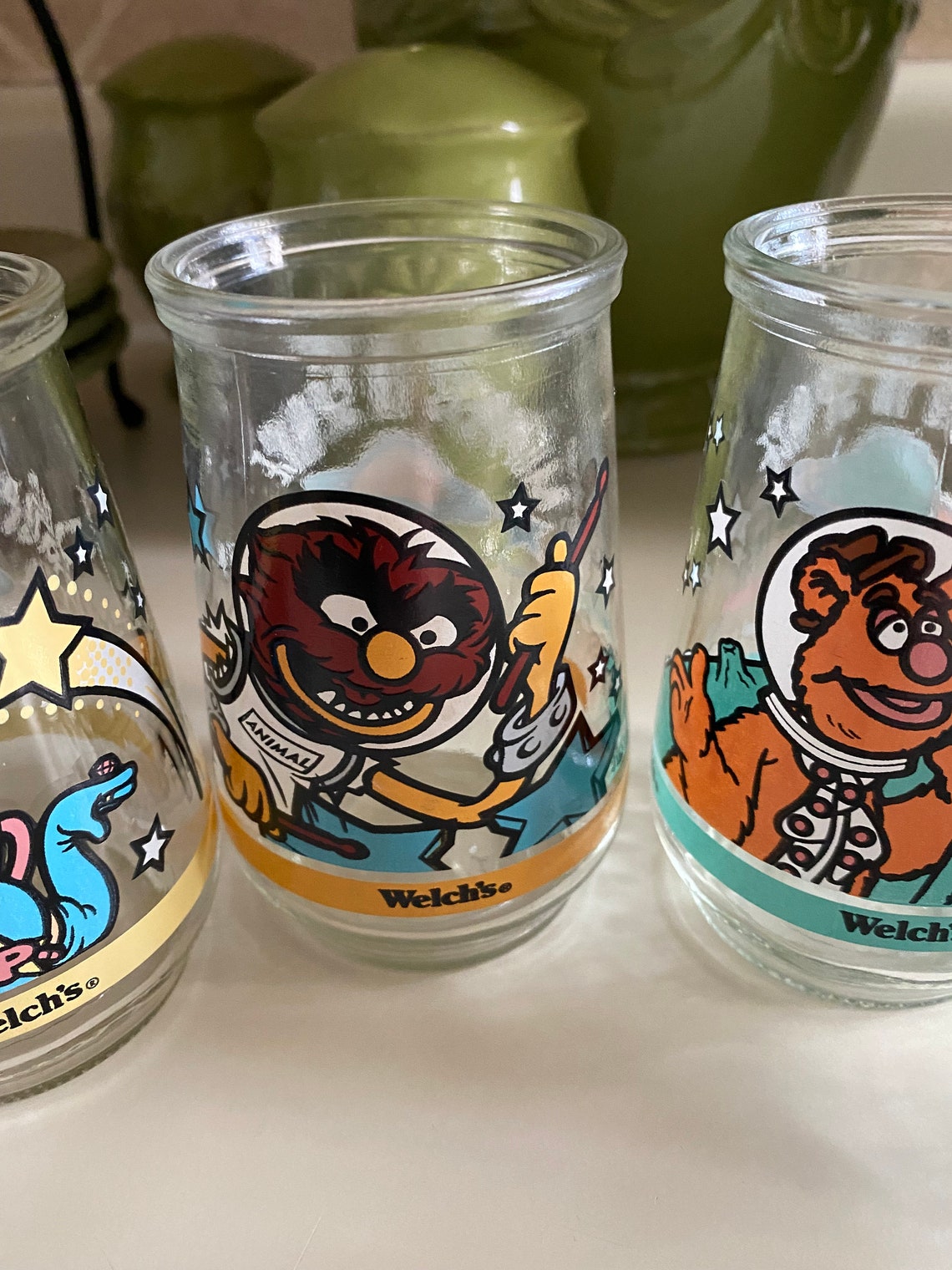 Welch's Vintage Muppets Glasses - Set of Six - Etsy
