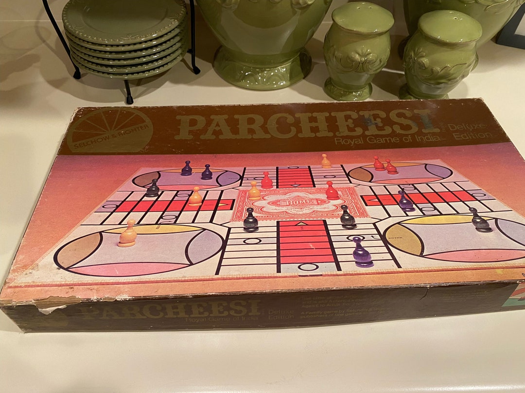 Parcheesi Vintage Board Game - Royal Game of India Deluxe Edition - Etsy