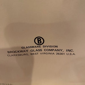 Friends Glasses - Glassware by Brockway - Vintage Glassware - Set of 4 ...