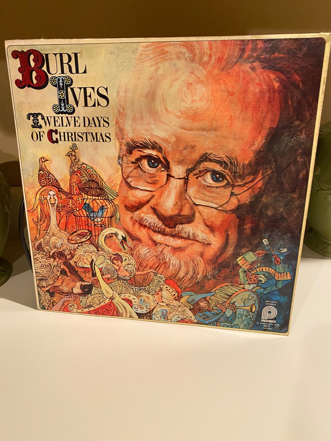 Burl Ives 12 Days of Christmas Vintage Record - Etsy