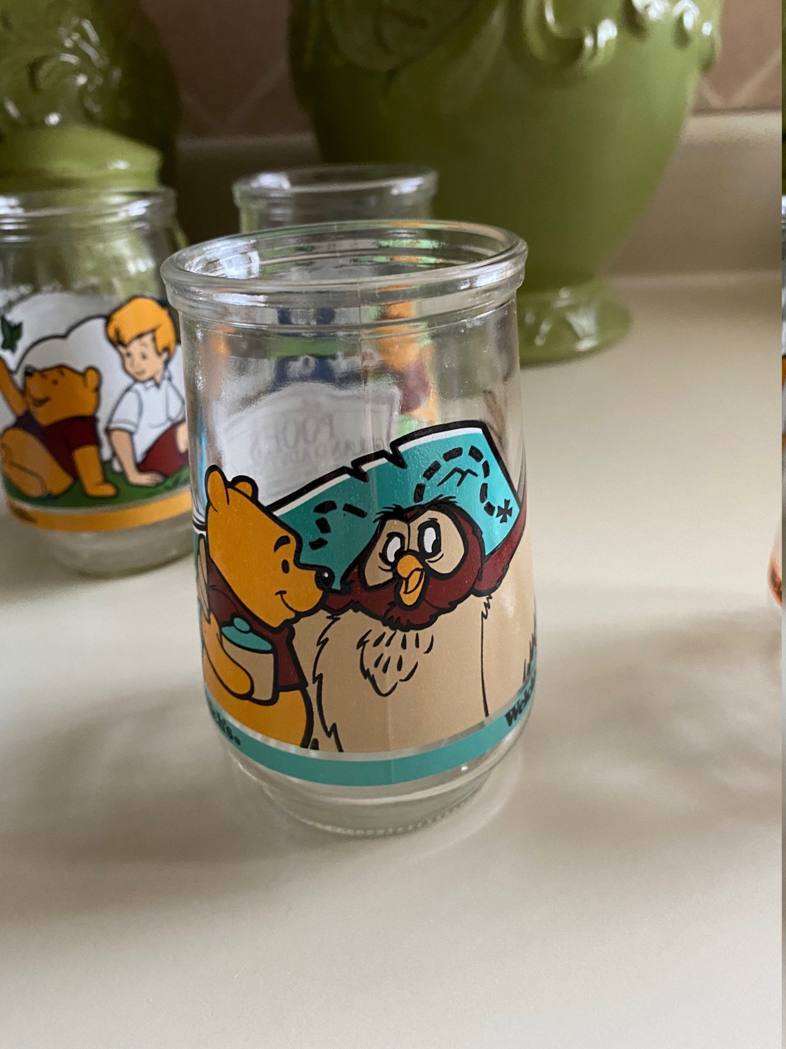 Welch's Vintage Pooh Glasses - Set of Six - Etsy