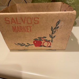 Vegetable/fruit Carton - Vintage Peck Box - Etsy