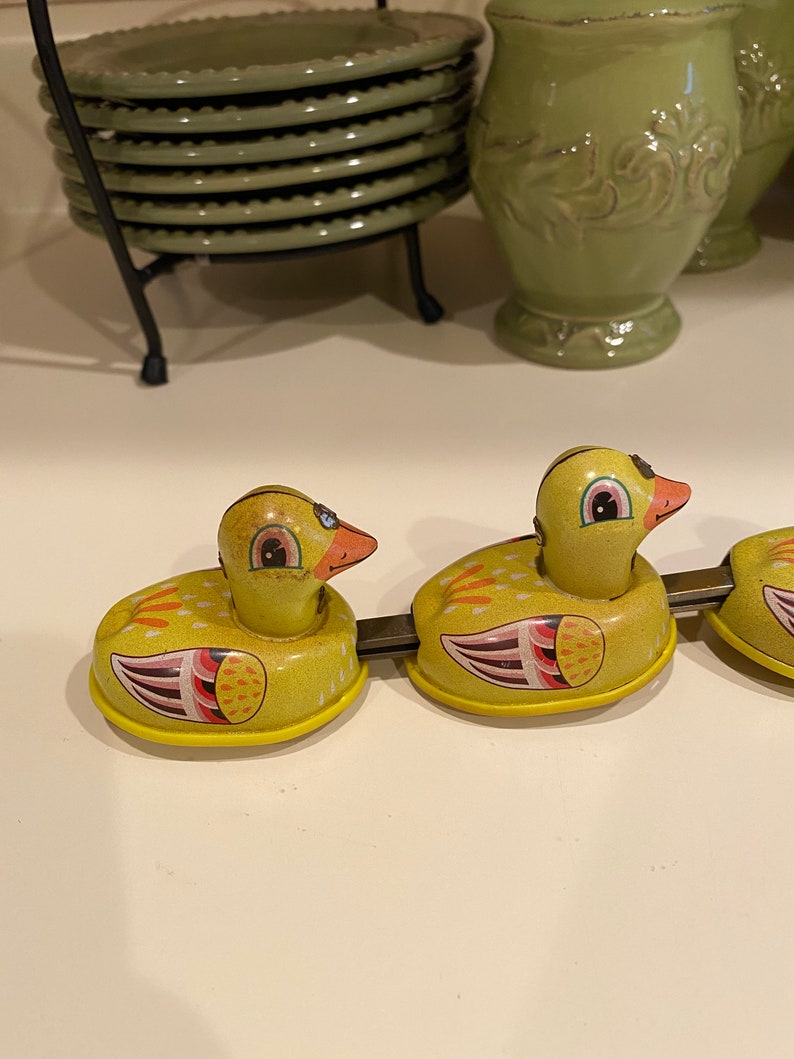 Wind up Duck Family of 4 Vintage 1960's Toy - Etsy