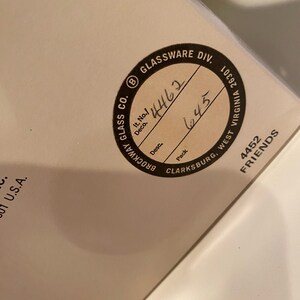 Friends Glasses - Glassware by Brockway - Vintage Glassware - Set of 4 ...