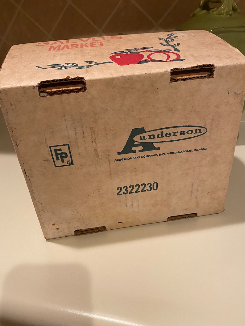 Vegetable/fruit Carton Vintage Peck Box - Etsy