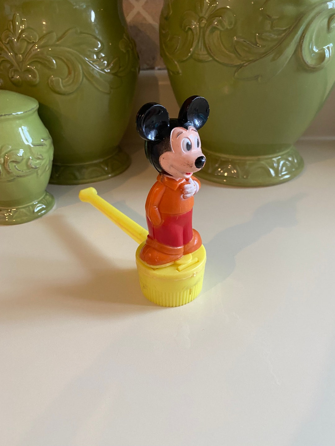Mickey Mouse Bubble Pipe Toy Vintage - Etsy