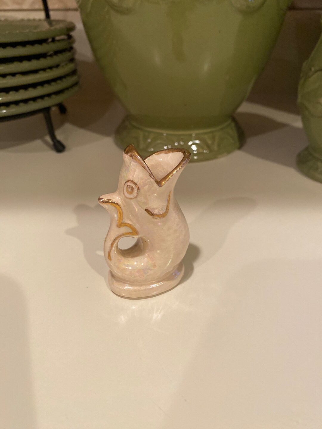 Gluggle Jug Mini Fish Ceramic Made in England - Etsy