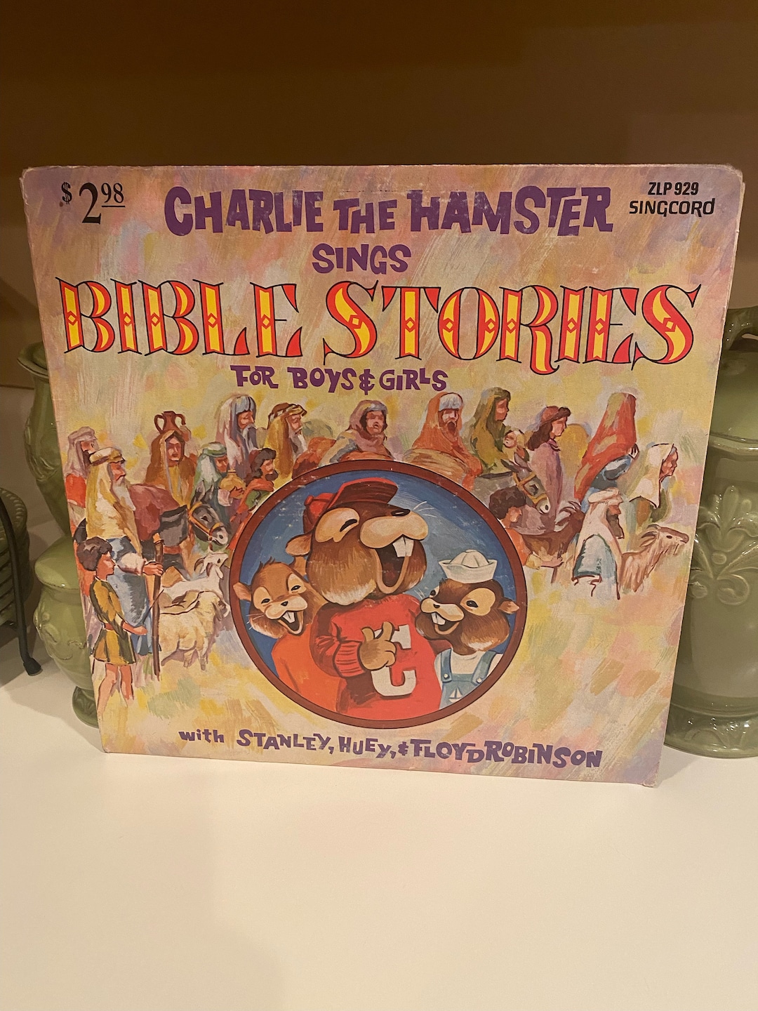 Charlie the Hamster Sings Bible Stories Vinyl Record - Etsy