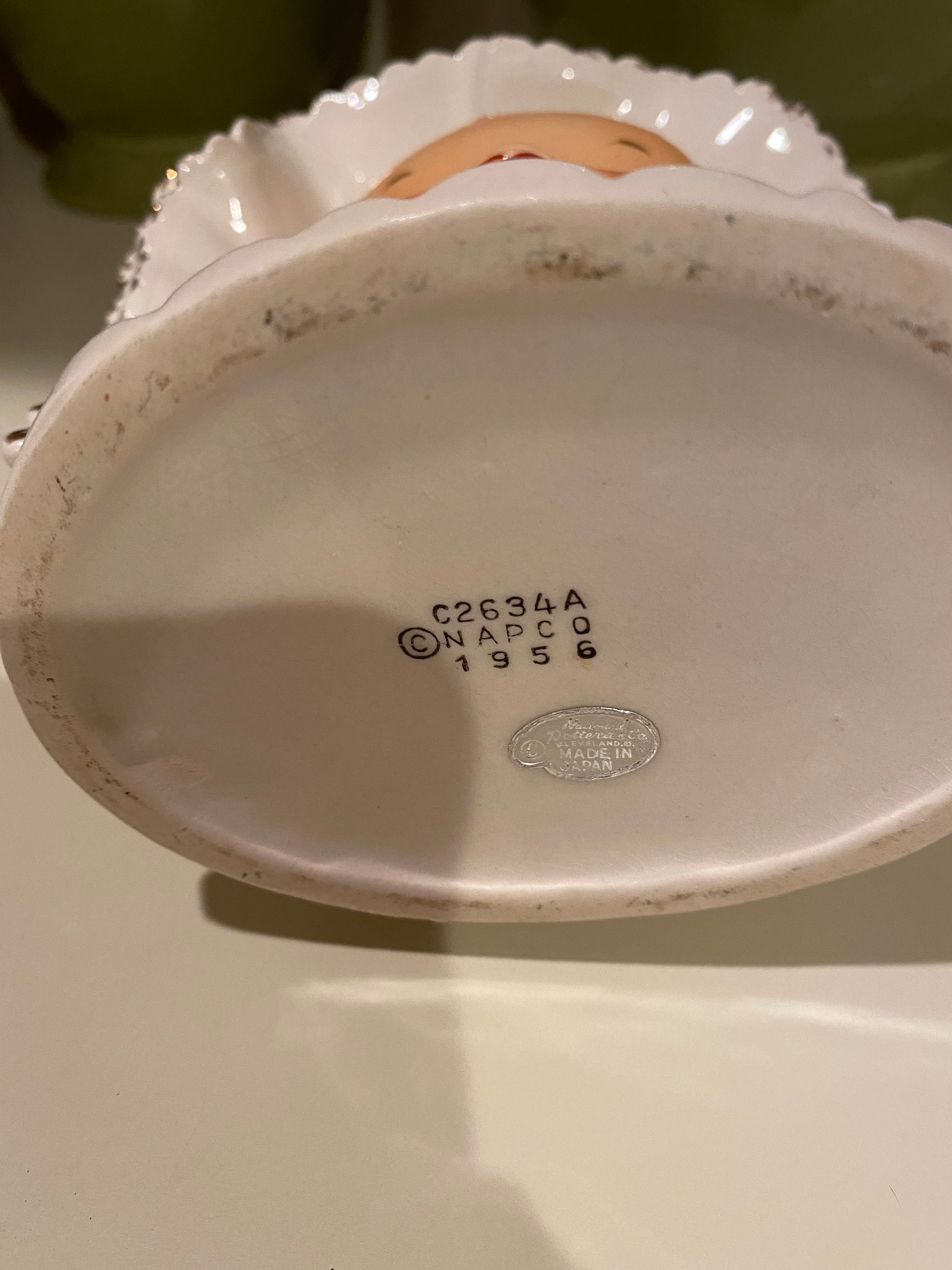 Napco Vintage Planter C2634A Baby Girl Face 1956 - Etsy