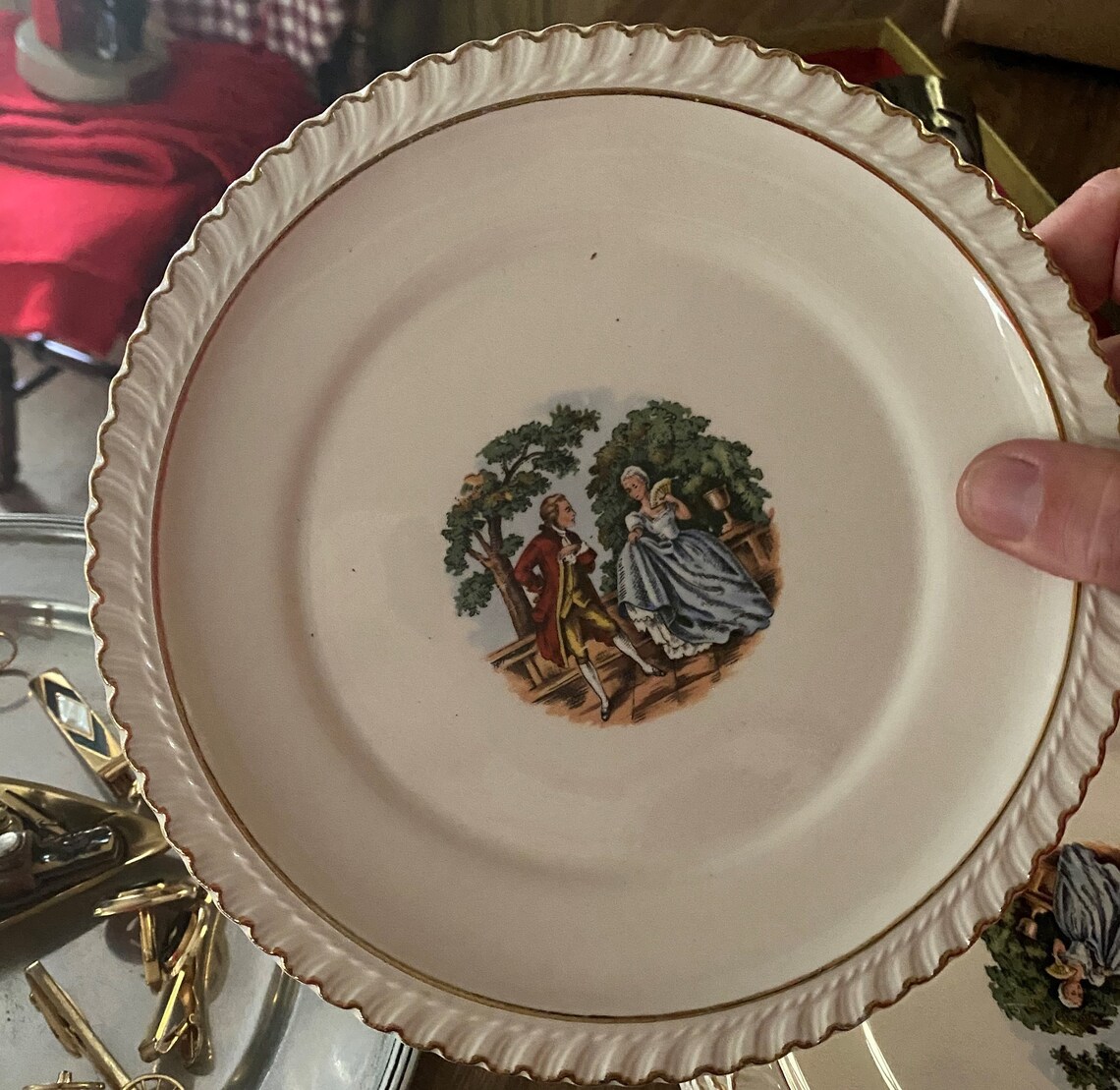 Harker Pottery Co. Collectible Plates 22kt. Gold Set of 6 - Etsy