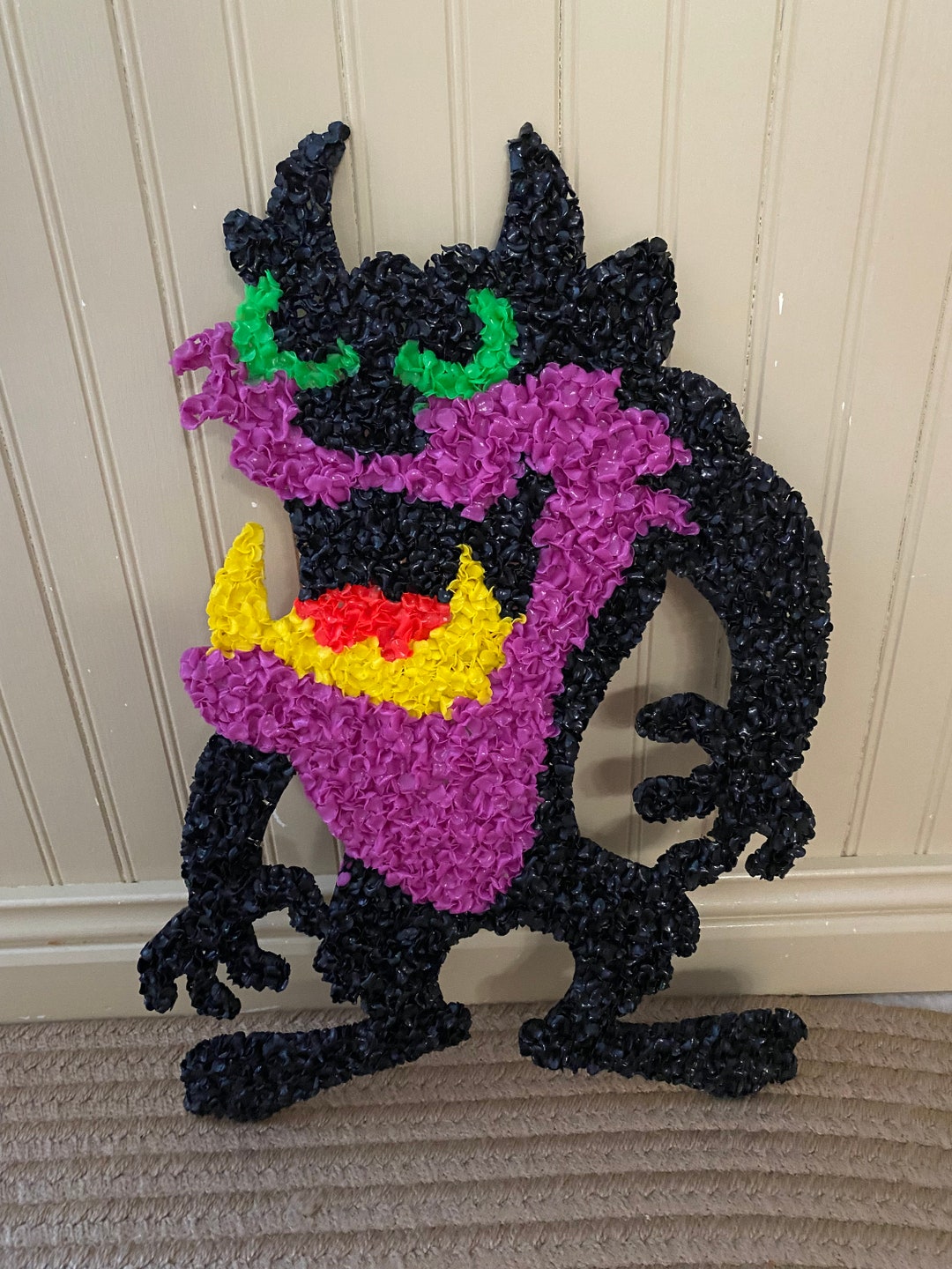 Popcorn Plastictasmanian Devil Vintage Decoration - Etsy