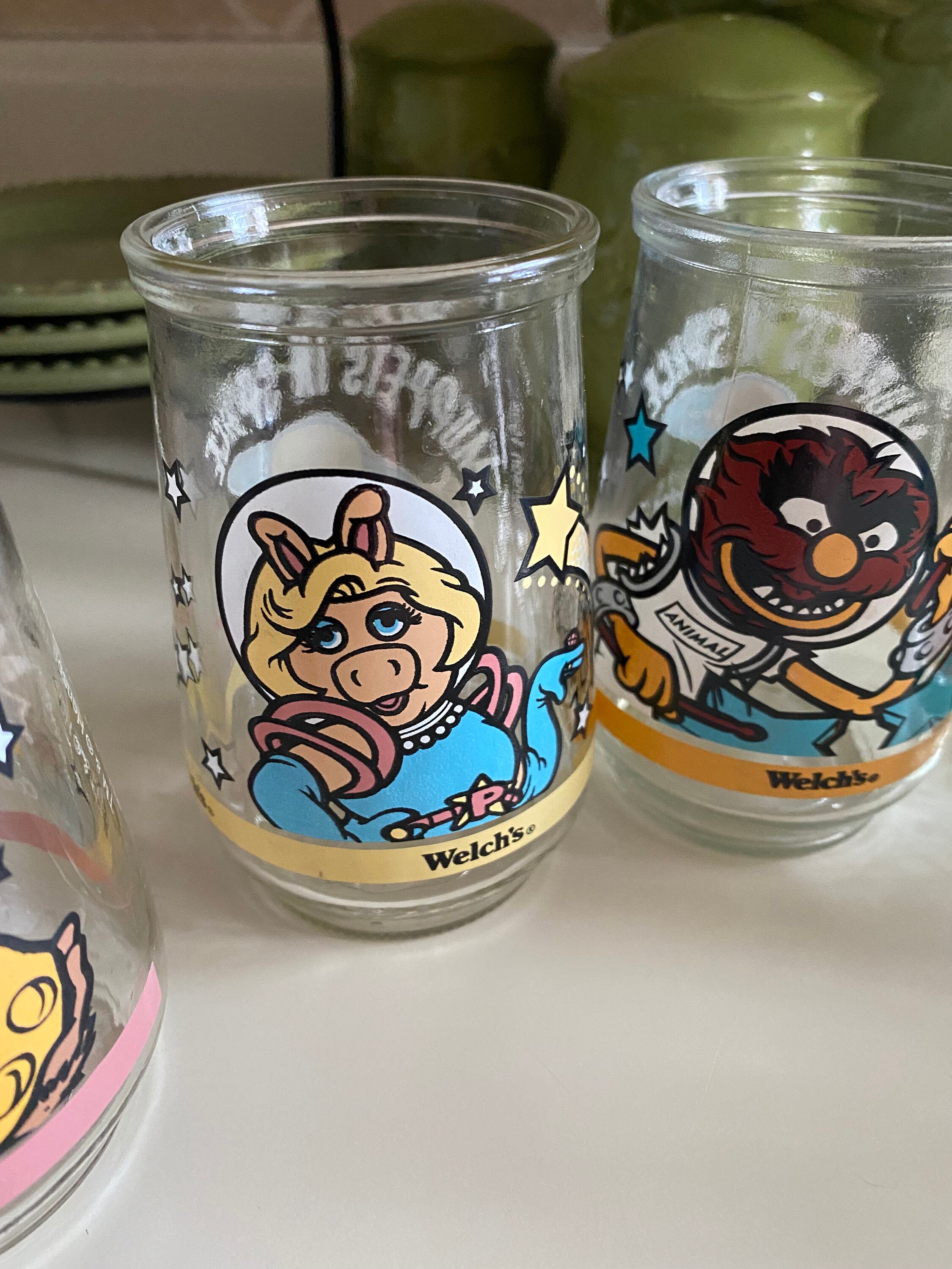 Welch's Vintage Muppets Glasses - Set of Six - Etsy