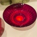 Ruby Red Glass Bowls Set of Two Vintage - Etsy